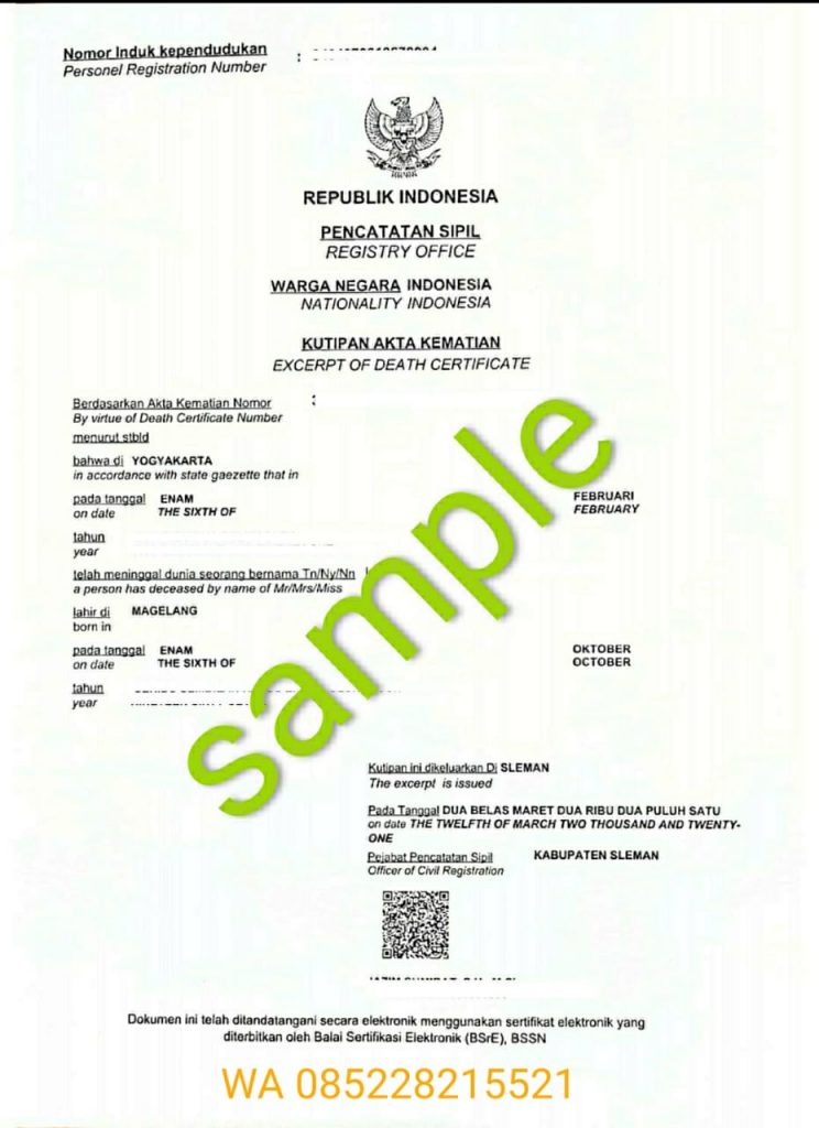 JASA PENGURUSAN DOKUMEN KEPENDUDUKAN RESMI AKTE KELAHIRAN KK KTP SURAT ...
